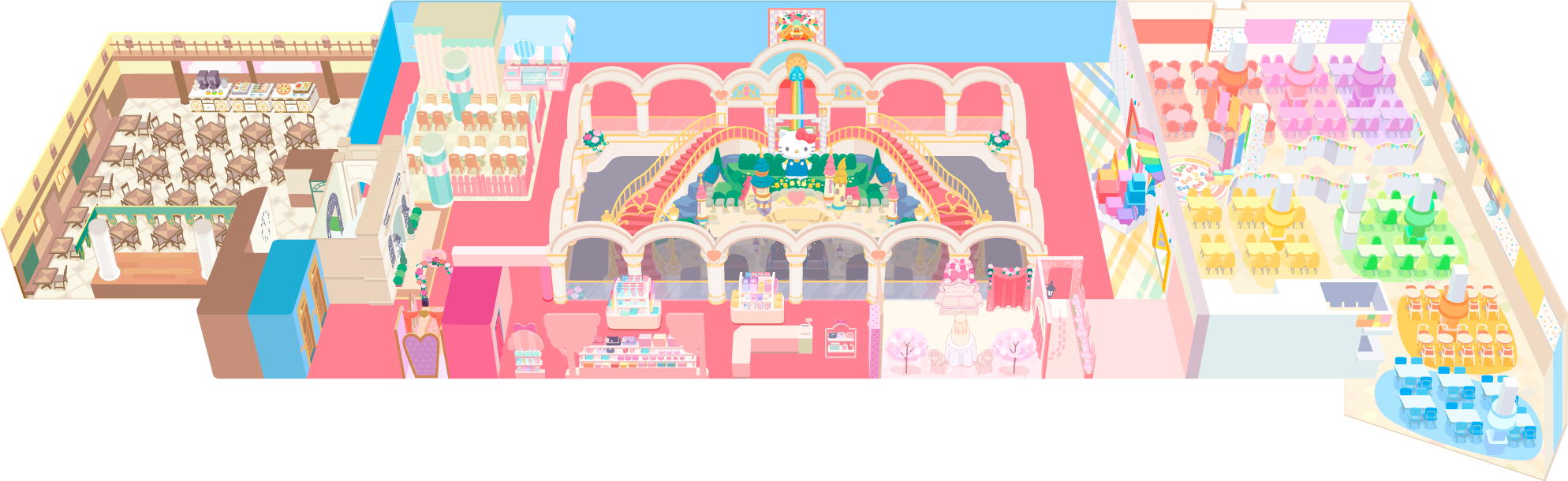 フロアマップ（4F）｜サンリオピューロランド